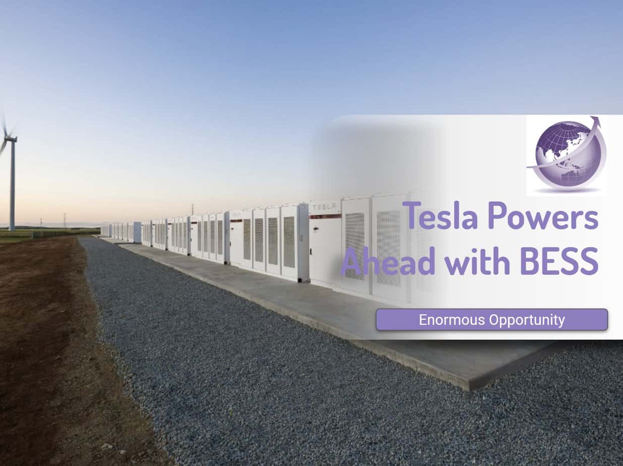 Grid-Scale Batteries from Tesla Globally