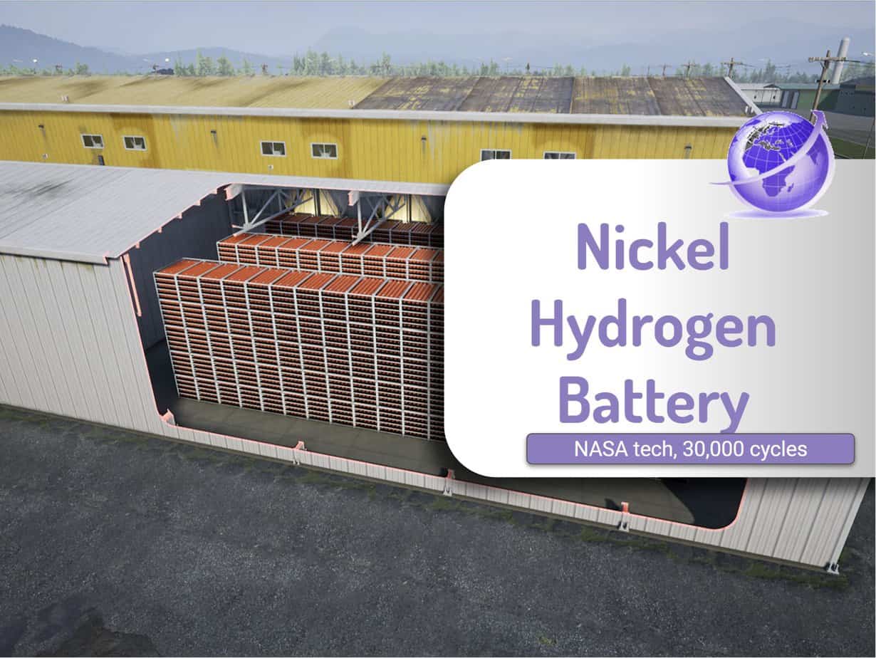 Nickel Hydrogen Battery - NASA technology by Enervenue