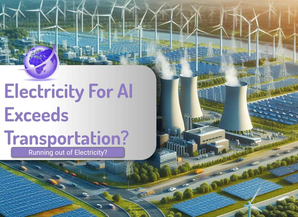 Electricity for AI Exceeds Transportation